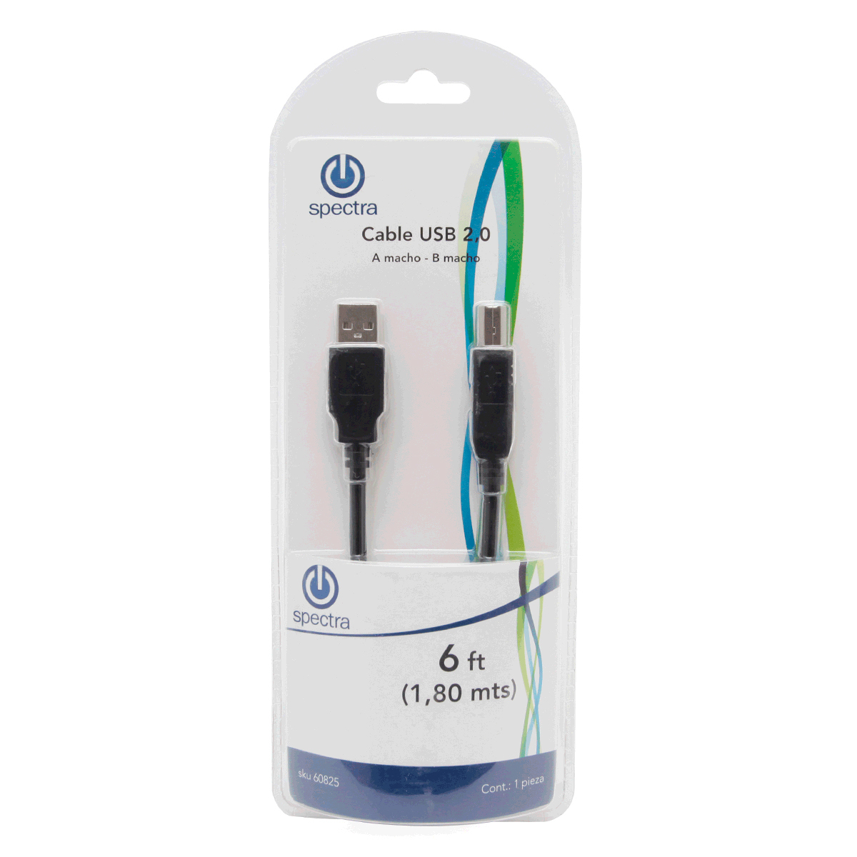 CABLE USB MACHO MACHO 2 0 1 80 METROS NEGRO Office Depot Panam cable-usb-macho-macho-2-0-1-80-metros-negro-office-depot-panam